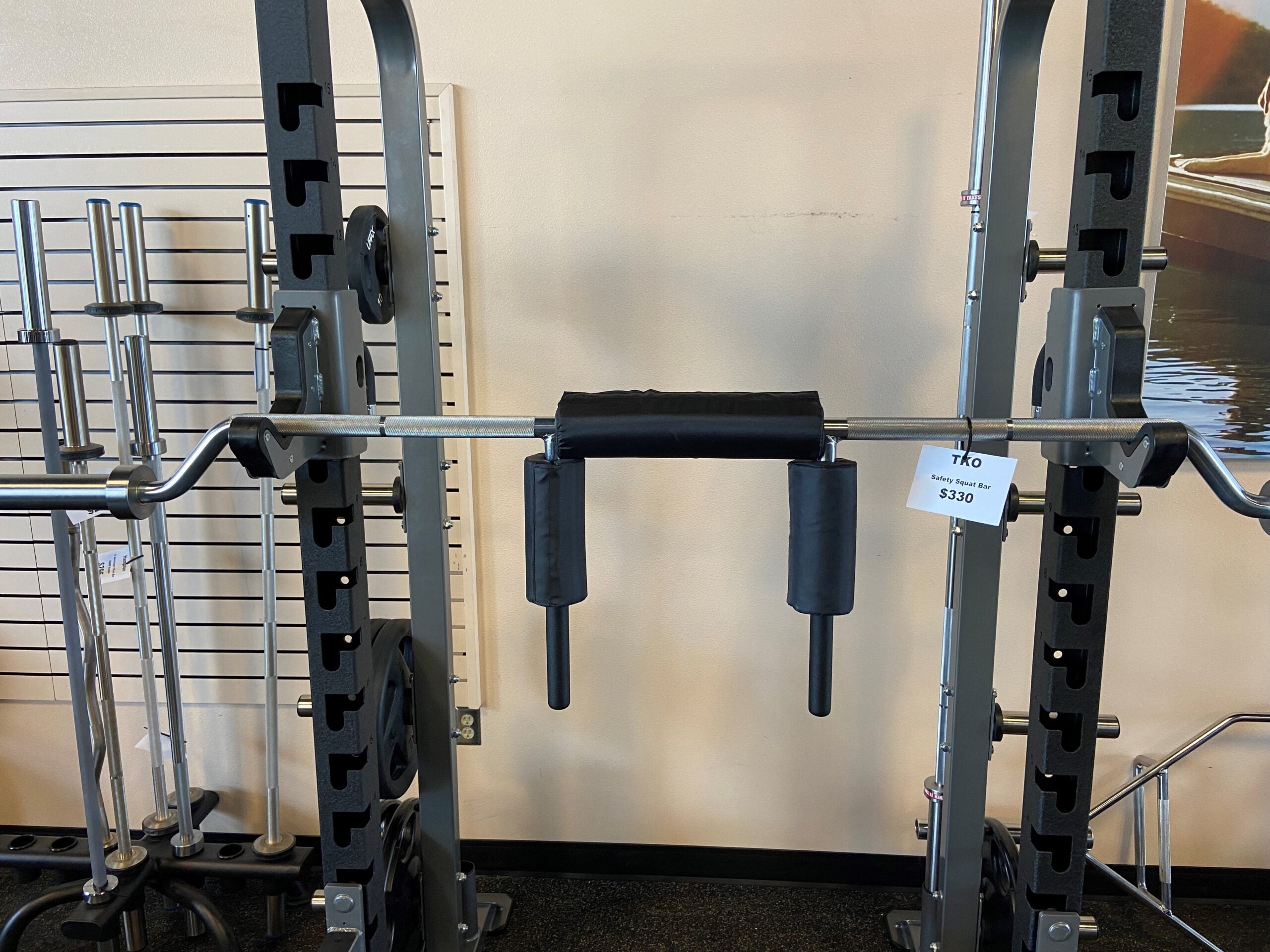 TKO Safety Squat Bar – Gym Outfitters Fitness Equipment